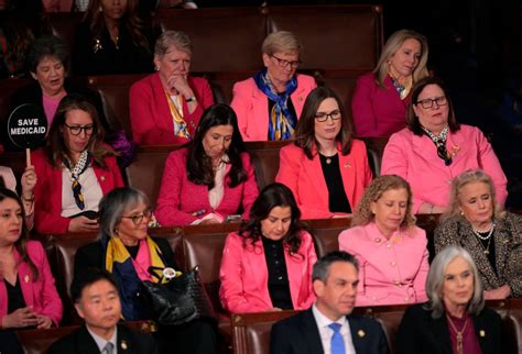 Real Reason Female Democratic Lawmakers Are Wearing Pink To Trumps
