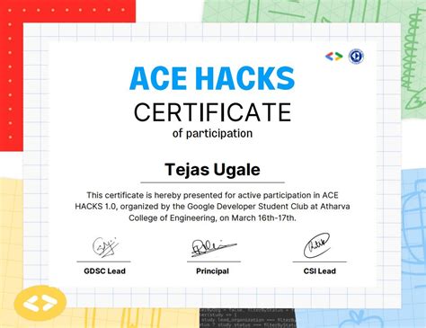 Tejas Ugale On Linkedin Over The Weekend I Participated In My First Hackathon Ace Hacks 10