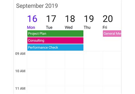 Appointments Events Xamarin Scheduler Control Syncfusion