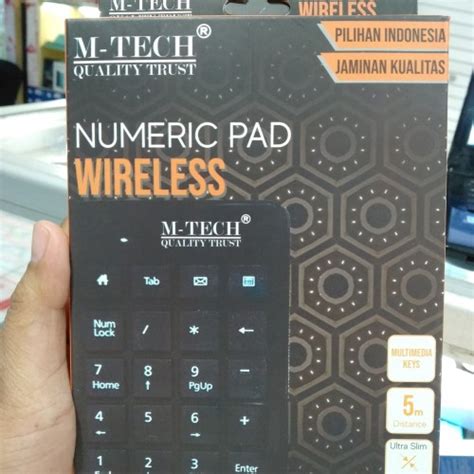 Jual M Tech Keyboard Numeric Wireless 24ghz Keypad Numerik Wireless