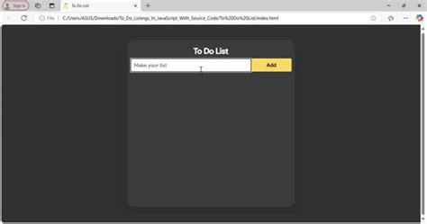 Html Css Javascript Frontend Webdevelopment Todolist Deepika Gandhi