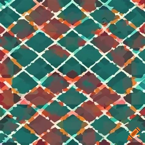 Seamless Tiling Pattern With Geometric Shapes On Craiyon