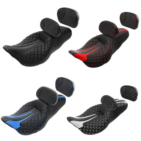 할리 투어링로드 킹 스트리트 일렉트라 트라이 글라이드 Cvo 커스텀 2009 2020 2014 운전자 승객용 오토바이 투업 시트 등받이시트 And 벤치 Aliexpress