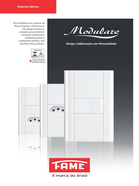 módulos fame modulare pdf eletrônicos componentes elétricos