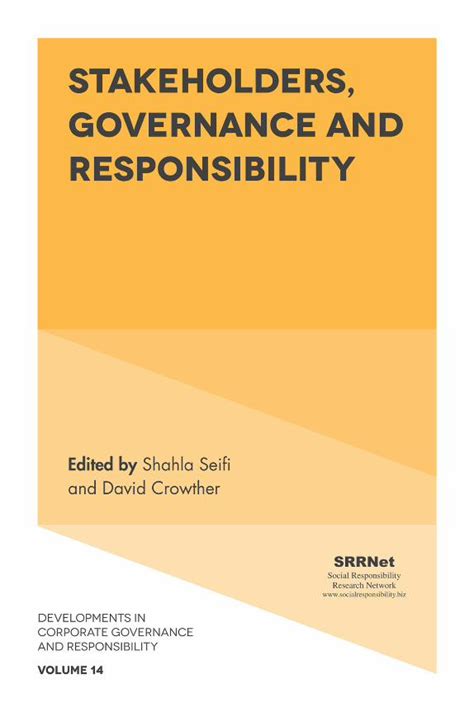 Pdf Stakeholders Governance And Responsibility · The Role Of The Integrated Reporting In