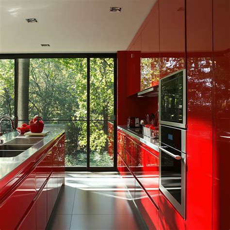 20 Best Red Kitchen Cabinets Ideas
