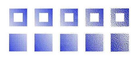 premium vector squares with various resolution of bitmap dither