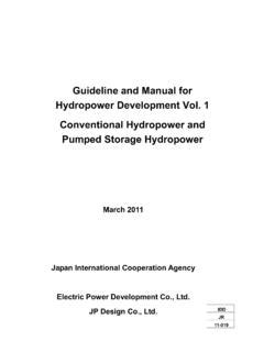 Guideline And Manual For Hydropower Development Vol 1 Guideline And Manual For Hydropower