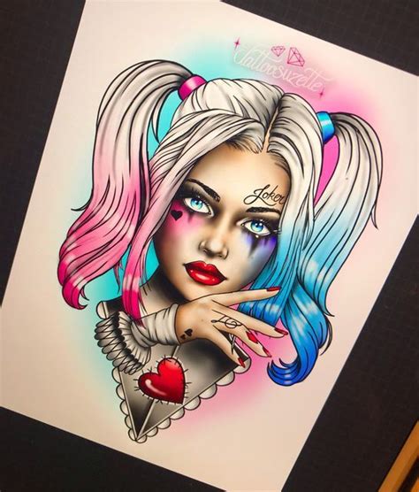 Suzanne Quartel On Instagram Harleyquinn Harleyquinntattoo