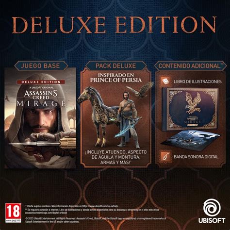 Assassins Creed Mirage Édition Deluxe Xbox Series Xone Pccomponentesfr