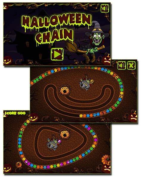 Halloween Chain Html5 Game By Codethislab Codecanyon