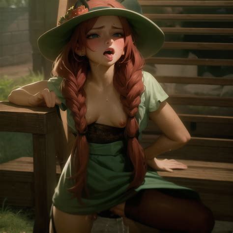 Rule 34 1girls Ai Generated Freckles Green Clothing Harry Potter