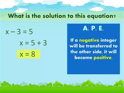 Solving Linear Equations Grade 8 Mathematics Pptx Physics Science