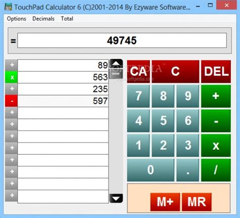 Touchpad Calculator Download Softpedia