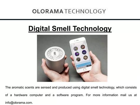 Digital Scent Technology Ppt