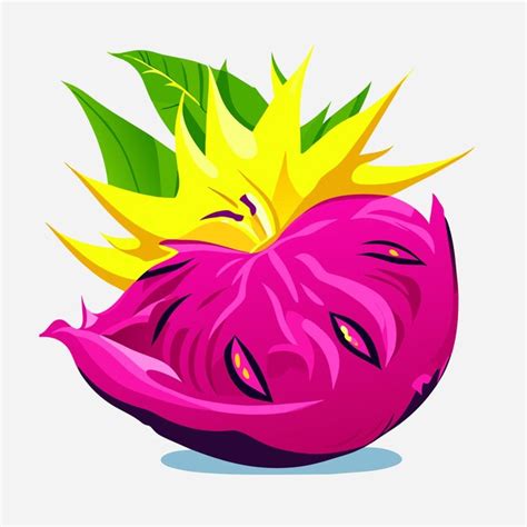 Premium Vector Dragon Fruit Vector Illustration