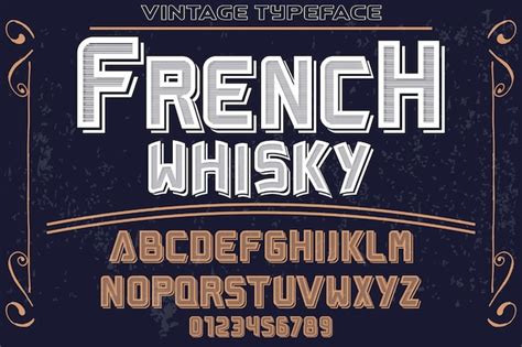 Premium Vector Font Handcrafted Vector Script