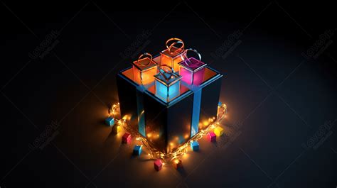 멋진 3d 렌더링 아름다운 메리 크리스마스 선물 상자 리스 배경 새해 장식 배경 선물 3d 배경 이미지 Hd 리스 새해