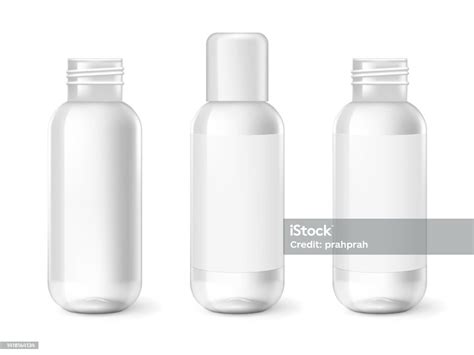 투명한 모자를 가진 3d 플라스틱 화장품 병 0명에 대한 스톡 벡터 아트 및 기타 이미지 0명 깨끗한 몸 가꾸기 Istock