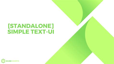 text ui