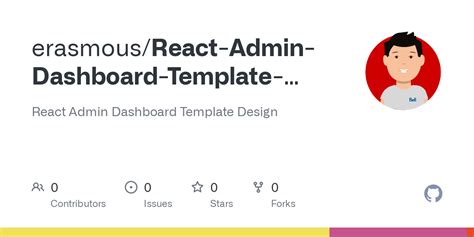 GitHub Erasmous React Admin Dashboard Template Design React Admin Dashboard Template Design