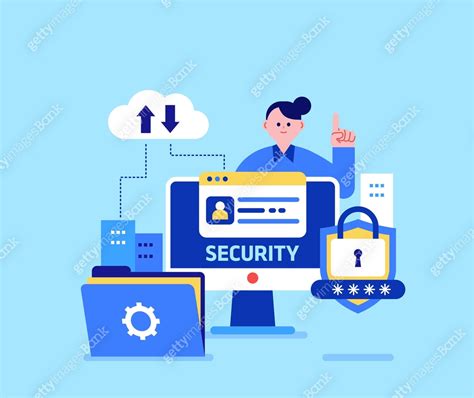 일러스트 보안 컨셉 개인정보 보안 컴퓨터범죄 범죄 이미지 Jv14291359 일러스트 무료 일러스트 게티이미지뱅크