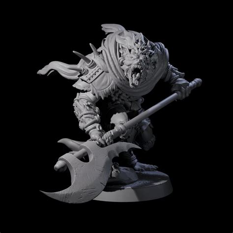 Junkyard Gnoll Scavengers Miniature For Dandd Dungeons And Dragons