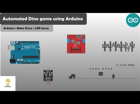 How To Make Automated Dino Game Using Arduino