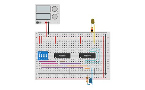 Circuit Design Half Subtractor Using Nand Gates Only Tinkercad