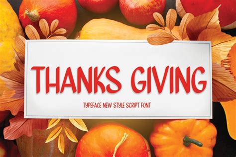 Thanks Giving Script Font