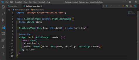 the web dev build a flashcard app in flutter