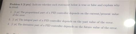 solved problem 5 3 pts indicate whether each statement