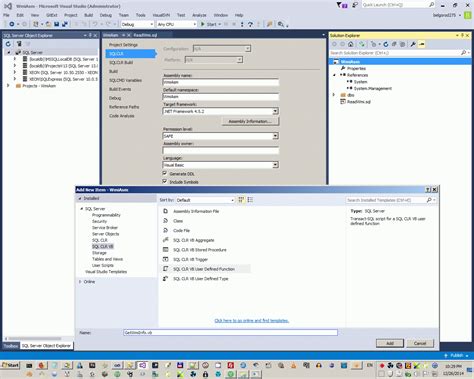 Viacheslav Eremin Сommon template of table value SQL CLR Assembly