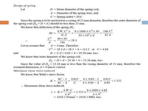 Mechanical Springs Lecture Problems PPTX