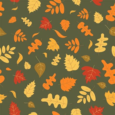 Premium Vector A Autumn Pattern Premium Vector A Autumn Pattern