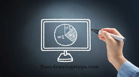 10 Easy Steps To Draw A Monitor Drawing Easy Drawing