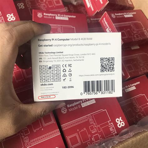 Latest Raspberry Pi 4 Model B 1GB 2GB 4GB RAM Original Made In UK Raspberry Pi 4 Model B And