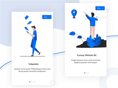 Onboarding Intro Slider Behance
