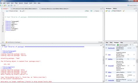 Getting Started Installation Of RStudio And Some Packages Using