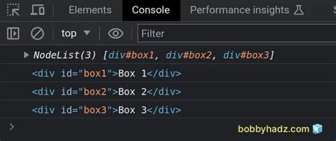 Select Elements By Multiple Ids Using Javascript Bobbyhadz