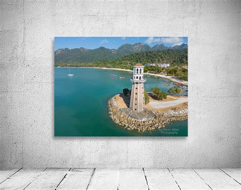 Perdana Quay Lighthouse Langkawi Island Kedah Malaysia Aerial By Kevin