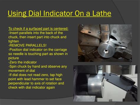 PPT Using Dial Indicator On A Lathe PowerPoint Presentation Free Download ID 1943892