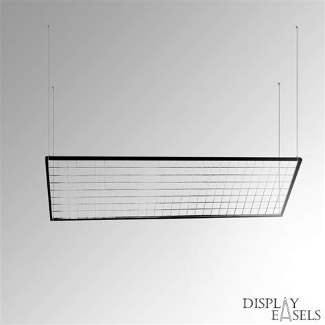 Ceiling Hanging Grid Panels Gridwall Suspended On Cables Display