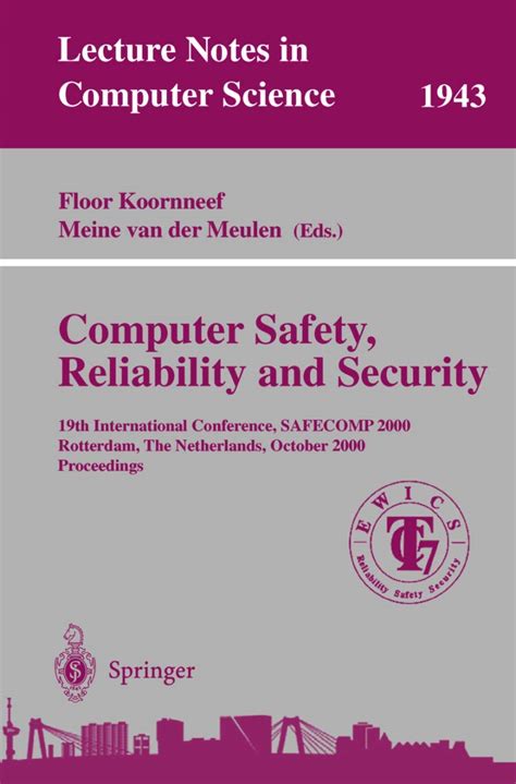 Computer Safety Reliability And Security 19th International Conference Safecomp 2000