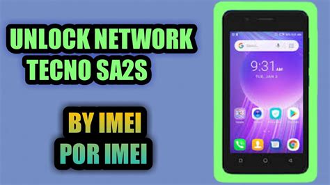 Unlock Network Tecno SA S By IMEI Desbloqueiar Tecno SA S Por IMEI YouTube