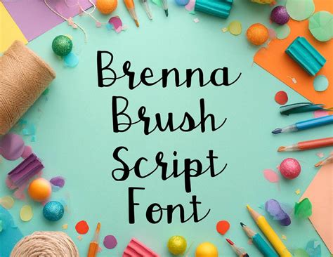 Brush Script Font Otf Fonts For Crafting Handwritten Font So Fontsy