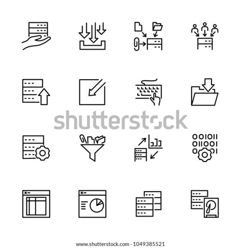 11947 Data Input Icon Stock Vectors Images And Vector Art Shutterstock