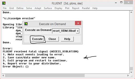 Error FLUENT Received Fatal Signal ACCESS VIOLATION CFD Online Discussion Forums