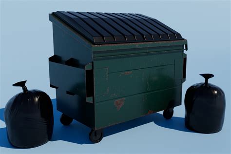 Dumpster Pack 3d Props Unity Asset Store