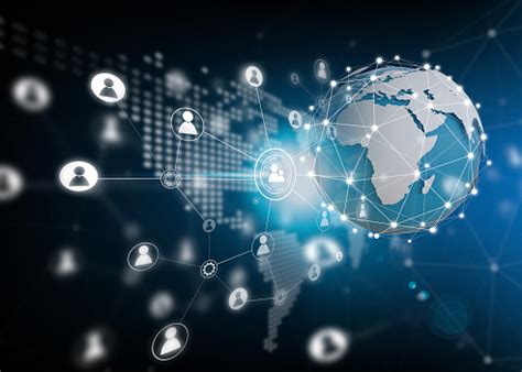 Modern Connection Technologies Background Concept Of Partnership And